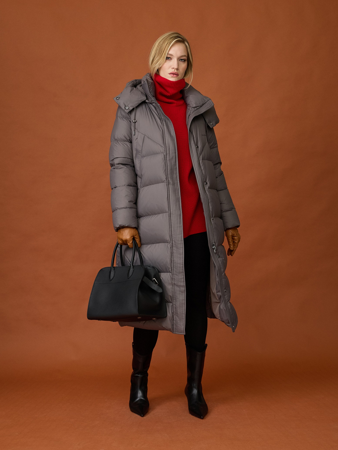 174.W25.013 пальто женское GRAY — 44 330 ₽: доставка по Москве и России